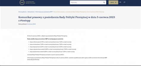Fakt na stronie NBP pojawił się komunikat z posiedzenia RPP którego