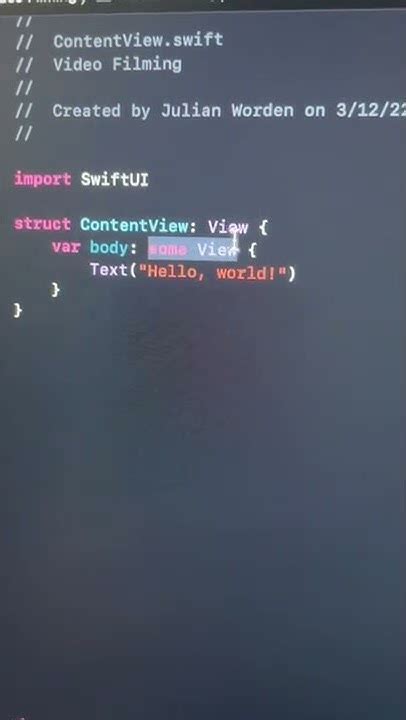 What Does Var Body Some View Mean Youtube