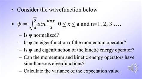 solved consider the wavefunction belowψ 2a2sin nπxa 0≤x≤a