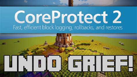Minecraft CoreProtect PLUGIN TUTORIAL YouTube
