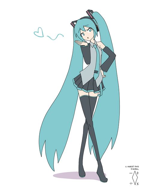 Miku And Kiss Rhatsunemiku
