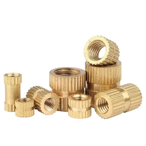 Brass Threaded Heat Set Inserts Brass Insert Knurled Nut Insert Molding Nut And M3 Brass