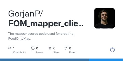 GitHub GorjanP FOM Mapper Client The Mapper Source Code Used For