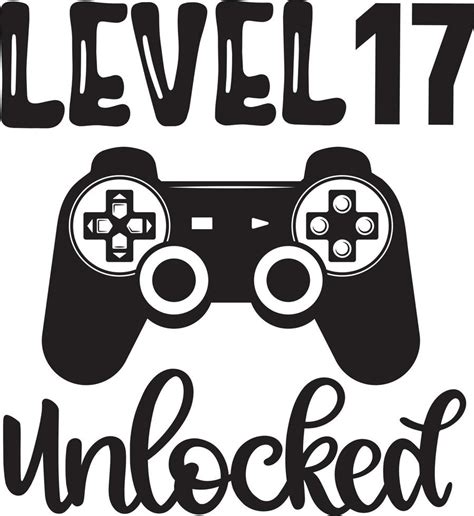 Level 17 Unlocked Vector Birth Day Vector Game Vector 10352803 Vector