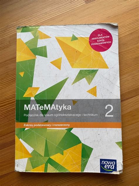 Matematyka podręcznik klasa 2 liceum i technikum Orzech Kup teraz