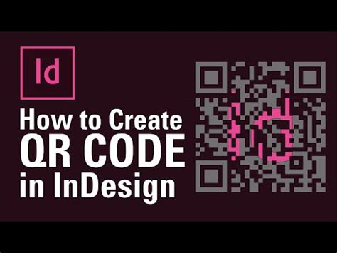 How To Create QR Code In InDesign YouTube