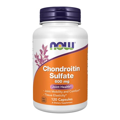 Now Foods Supplements Chondroitin Sulfate 600 Mg A