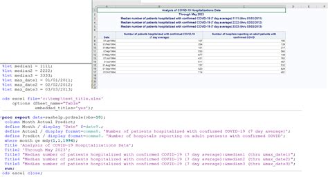 Solved Prevent Title Wrapping In Ods Excel Sas Support Communities