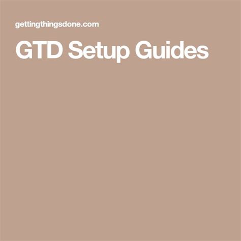 Gtd Setup Guides For Outlook Evernote Onenote And More Gtd Setup Guides For Outlook Evernote Onenote And More