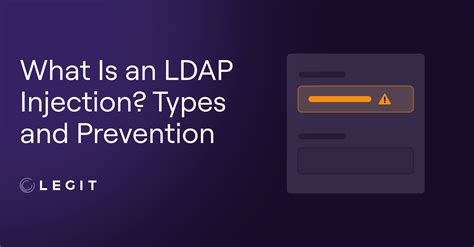 what is an ldap injection types and prevention