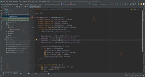 Android Kotlin Project Income Tax Calculator Techvidvan