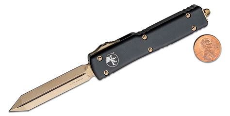 Microtech 249 13 Utx 70 Auto Otf Knife 241 Bronze Double Edge Spartan