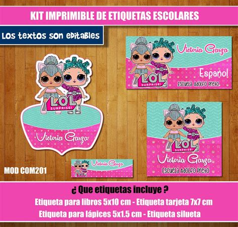Etiquetas Para Material Escolar Para Editar E Imprimir Gratis Compartir Materiales