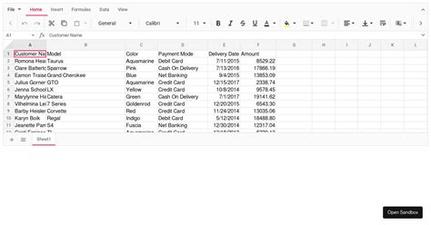 React Hooks Spreadsheet Forked Codesandbox