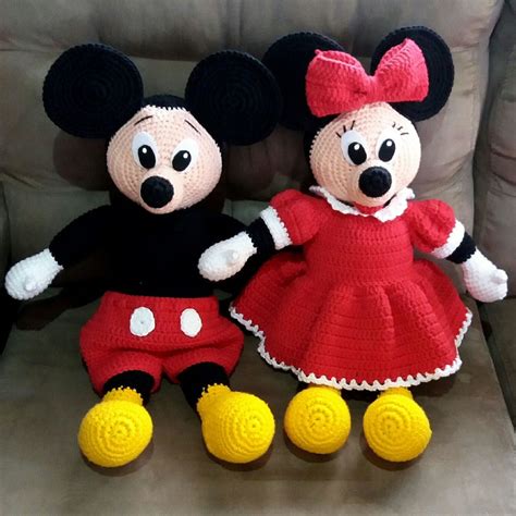 Amigurumi De Crochê Mickey Ou Minnie Elo7 Produtos Especiais