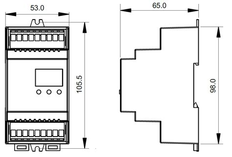 Din Rail Mounted DMX512 Decoder SR 2102DIN