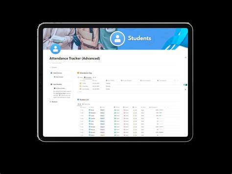Notion For Teachers Templates Notion Notion Attendance Tracker