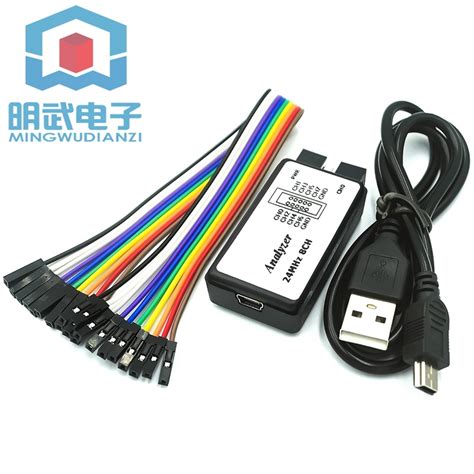 Usb Logic Analyzer Single Chip Microcomputer Suitable For Arm Fpga Debugging Sharp Tool 24m
