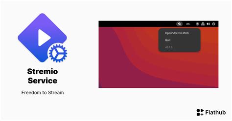 install stremio service on linux flathub