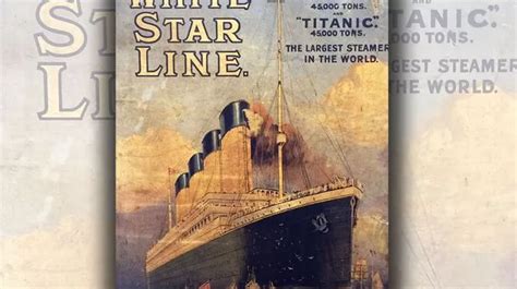 Vintage Titanic Poster Hidden Behind False Wall For 100 Years Goes On