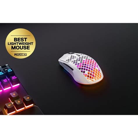Souris De Jeu Sans Fil SteelSeries Aerox Wireless Snow DPI PcComponentes Fr