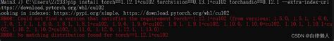Python37，显卡cuda版本111，安装pytorch Cudapython37对应的pytorch版本 Csdn博客