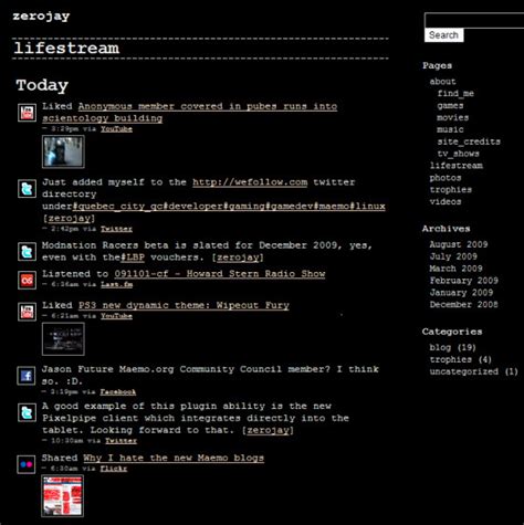 custom lifestream gallery 15 lifestream blog