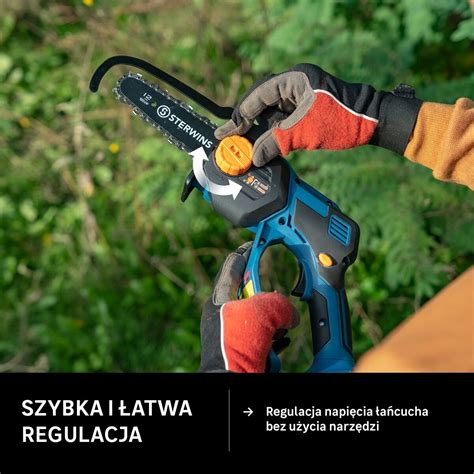 Piła łańcuchowa akumulatorowa 20VMS2-12.1A Sterwins - Leroy Merlin