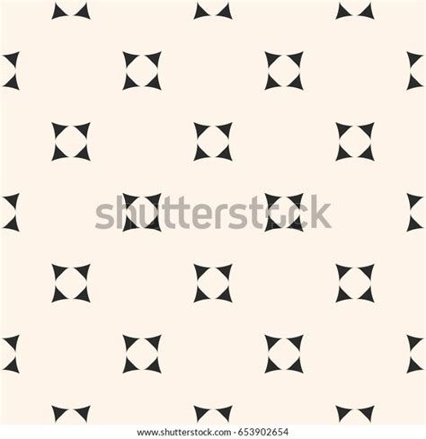 Vector Minimalist Seamless Pattern Abstract Monochrome Stock Vector