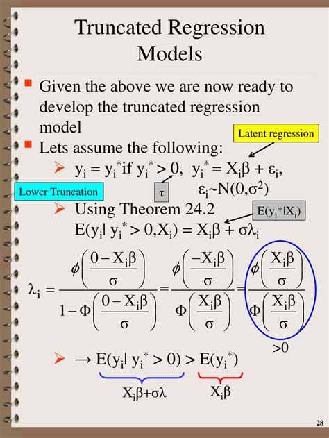 PPT Censored And Truncated Regression Models PowerPoint Presentation