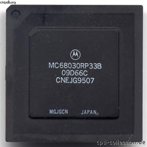 Motorola 68030 33 Motorola Mc68030rp33b