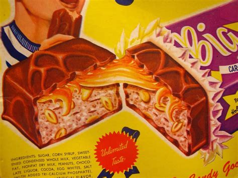 Vintage Hollywoods Big Time Candy Bar Box Empty Display Package 8x10