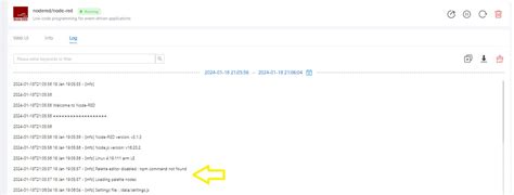 Problem With Node Red In Ihost Ewelink Cube Ewelink Forum