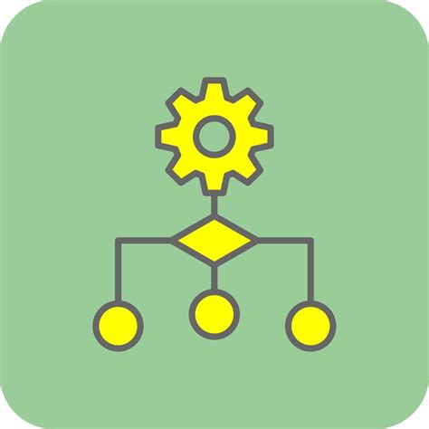 algorithm filled yellow icon 44106949 vector art at vecteezy