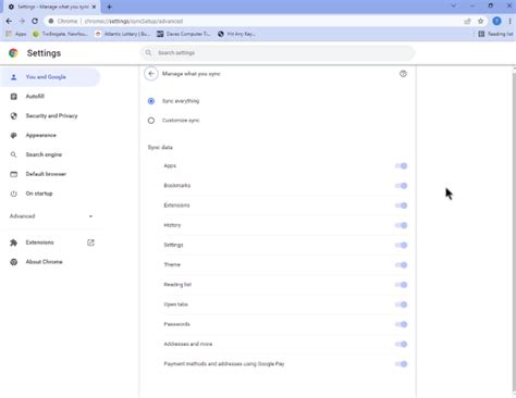 Sync Bookmarks Over Chrome Daves Computer Tips