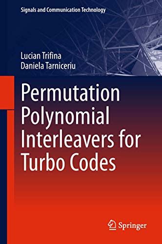 permutation polynomial interleavers for turbo codes signals and