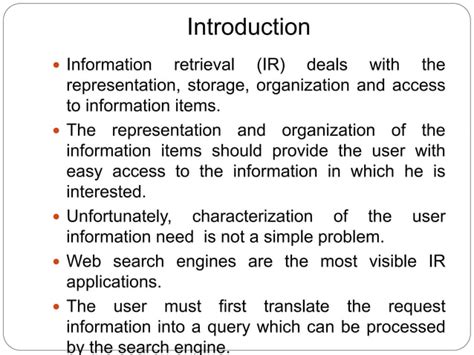 Information Retrieval Introduction Ppt