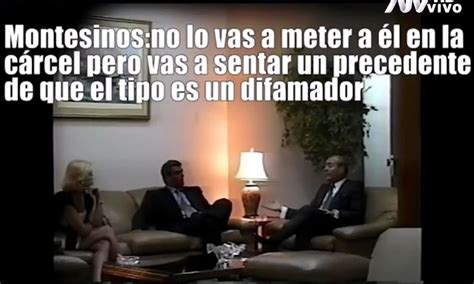 Gisela Valcárcel Y Su Visita A Vladimiro Montesinos En La Salita Del