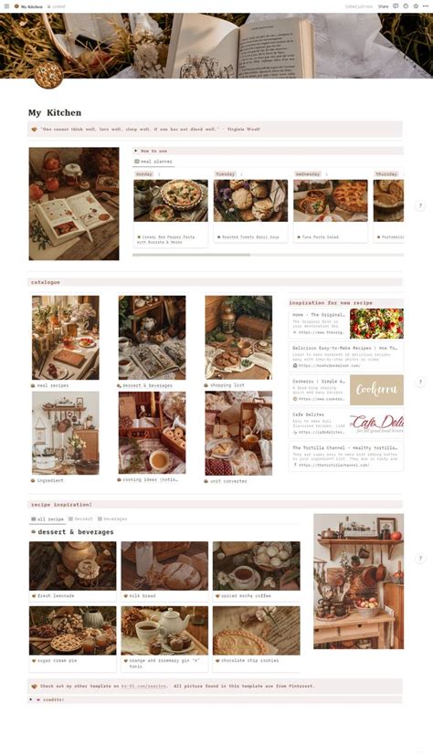𝐌𝐲 𝐊𝐢𝐭𝐜𝐡𝐞𝐧 Cottage Core Cookbook2024 ノートのとり方