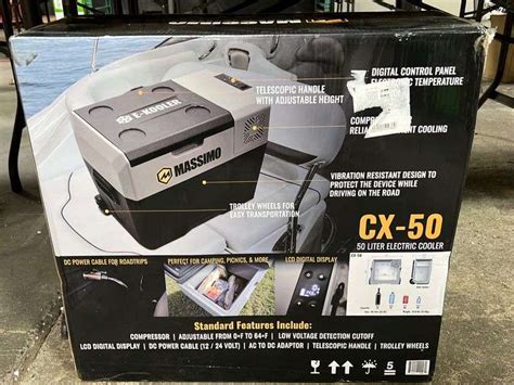 Massimo Cx 50 E Kooler 50 Liter Electric Cooler Nw Asset Services