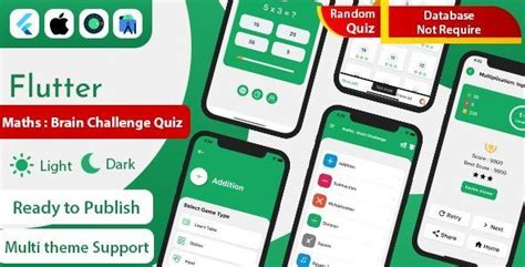 Flutter Maths Quiz Brain Challenge With Admob Ready To Publish Code Market