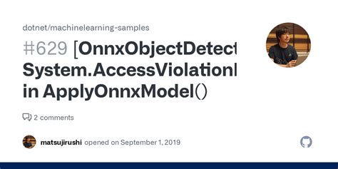 OnnxObjectDetectionApp System AccessViolationException In ApplyOnnxModel Issue
