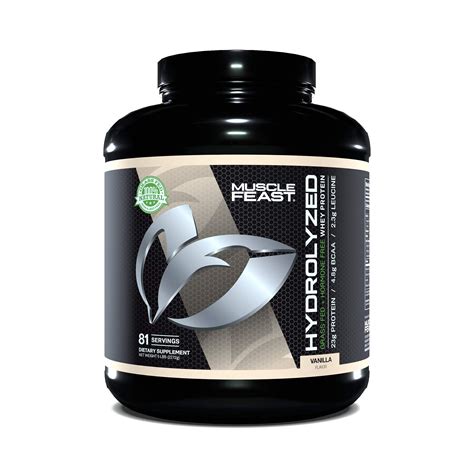 Muscle Feast Grass Fed Hydrolyzed Whey Protein Powder All Natural