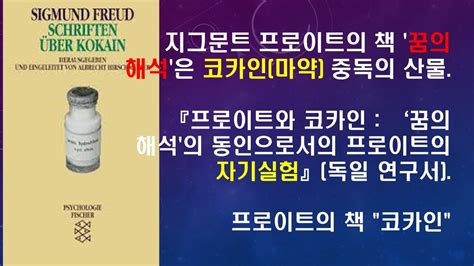 지그문트 프로이트의 책 꿈의 해석은 코카인마약 중독의 산물 『프로이트와 코카인：‘꿈의 해석의 동인으로서의 프로이트의 자기실험』독일 연구서 프로이트의 책