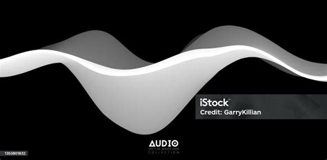 음파 시각화 3d 흑백 솔리드 파형 음성 샘플 패턴 3차원 형태에 대한 스톡 벡터 아트 및 기타 이미지 3차원 형태 건강관리와 의술 검은색 Istock