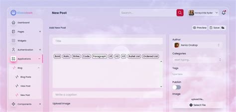 I Built A Free Glassmorphism Admin Dashboard With Tailwind Css And