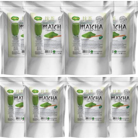 KIT 8 MATCHA 100 PURO CHÁ VERDE VITAMÍNICO 30 GRAMAS UNILIFE PREMIUM MOAGEM FINA UNILIFE