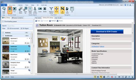 Create Record And Share High End 3d Simulations With Eon Creator