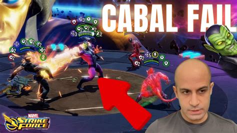 Cc Round 2 You Know Youre Doomed When Even Cabal Fails Marvel Strike Force Youtube