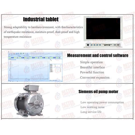 Computerised Hydraulic Universal Tester Machine Iso Uni Standard